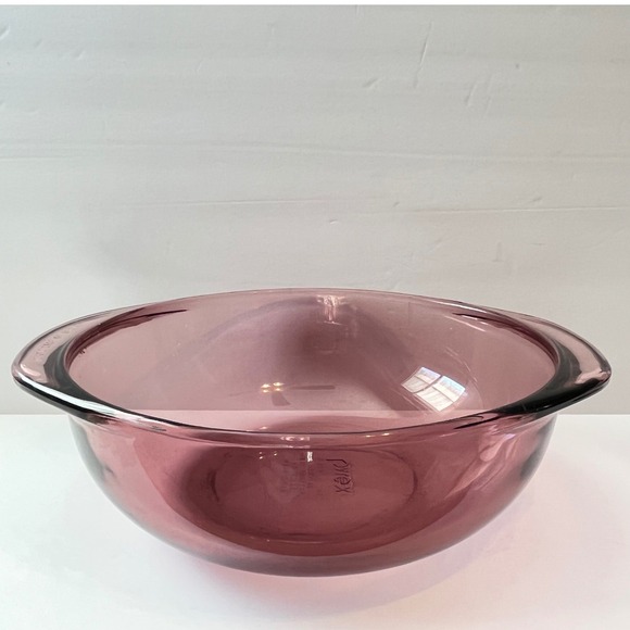 Pyrex | Dining | Vintage Pyrex Baking Casserole Dish Cranberry Round 5 ...